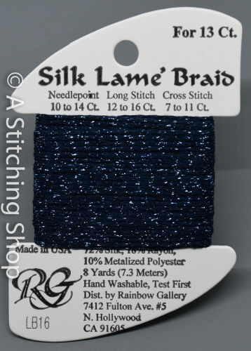 Silk Lame' 13-LB16-Navy